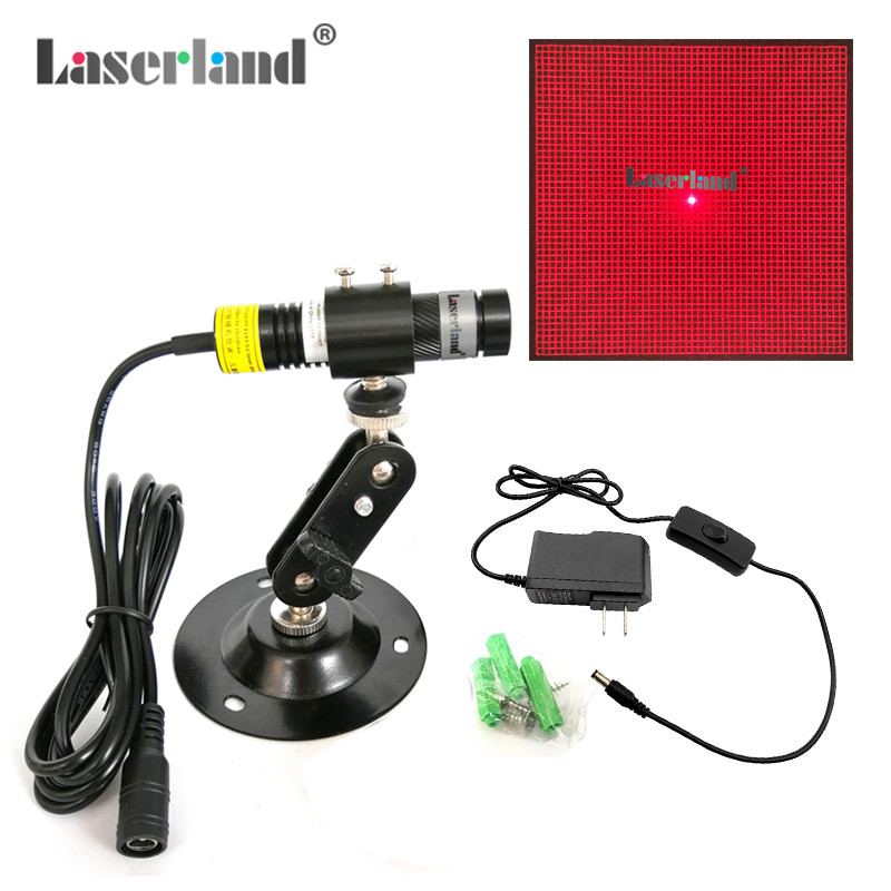 Laserland 16*68 650nm 5mW 100mW 50*50 Grid Red Light Grating Laser ...