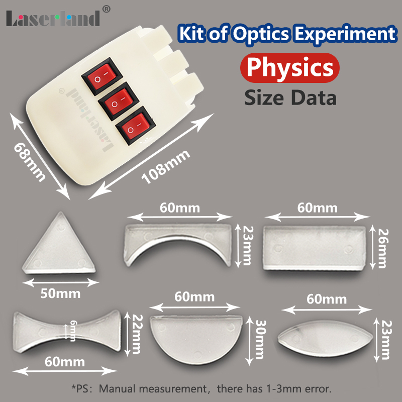 Laserland Magnetic Physics Optical Optics Experiment Kit Linear Light ...